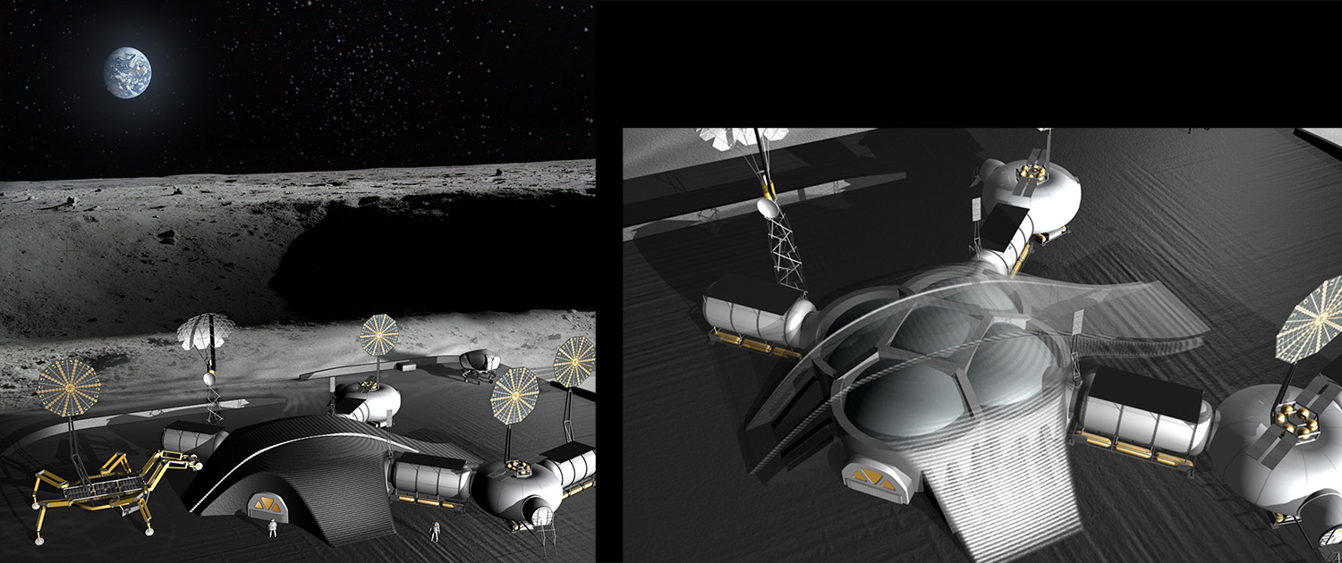 SINTERHAB – 3D PRINTED LUNAR MODULE | SpaceArchitect.org
